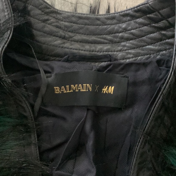 Balmain | Jackets & Coats | Balmain X Hm Fur Jacket | Poshmark